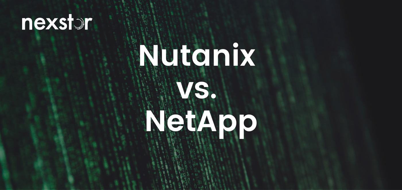 Nutanix vs. NetApp - Nexstor